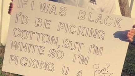 ‘It was just for a laugh’: Racist promposal sign gets student banned from prom – NBC Palm Springs